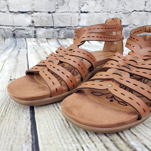 Baretraps Shoes Bare Traps Kaiser Womens Strappy Gladiator Sandals Size Us 9m Brown New